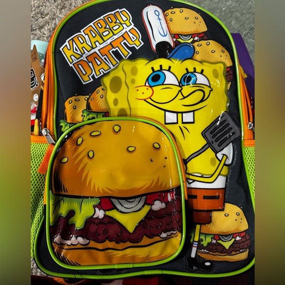SpongeBob Squarepants | Bags | Kids Spongebob Squarepants Krabby Patty ...